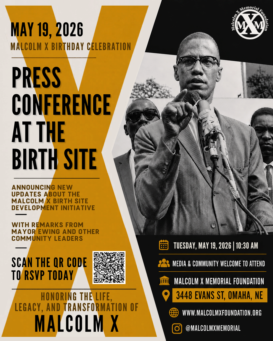 Malcolm X Day – Memorial | Malcolm X Memorial Foundation | United States